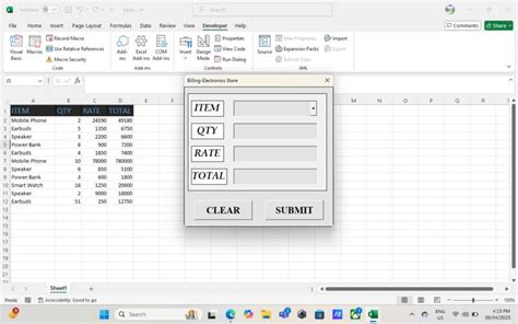 Excelvba Billingsystem Exceldashboard Automation Vbaprojects Ayush Arora
