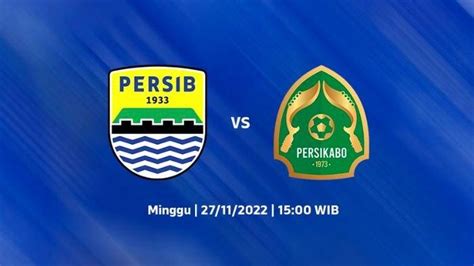 Sedang Berlangsung Persib Bandung Vs Persikabo 1973 Ini Susunan Pemain