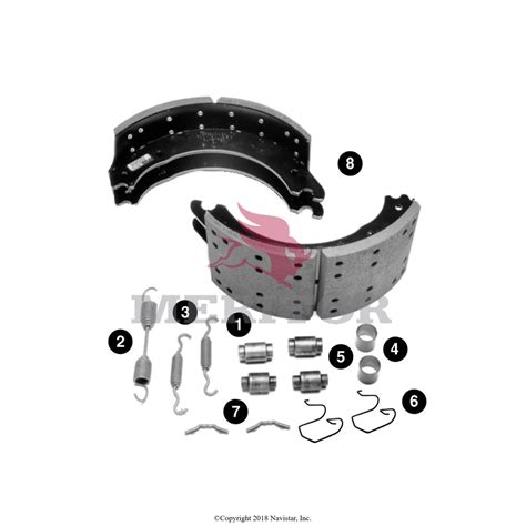 Xkmg14707qp Shoe Brk Llining