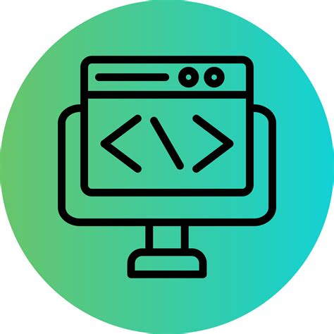 Web Development Vector Icon Design 23344706 Vector Art At Vecteezy