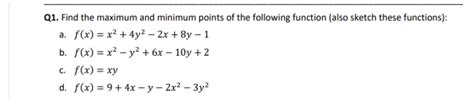 Solved Can You Please Sketch This Functions A B C D Chegg Com
