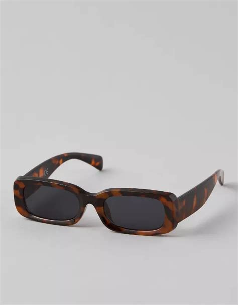 Aeo Rectangular Tortoise Sunglasses Ae