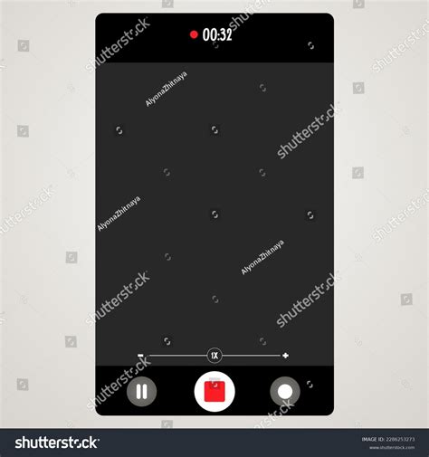 Phone Camera Viewfinder Screen Interface View Stock Vector Royalty Free 2286253273 Shutterstock