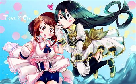 Tsuyu Asui Ochaco Uraraka Uraraka Aesthetic Hd Wallpaper Pxfuel