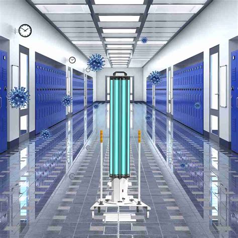 Uvc High Power Ultraviolet Disinfection System Mobile 120v 60hz