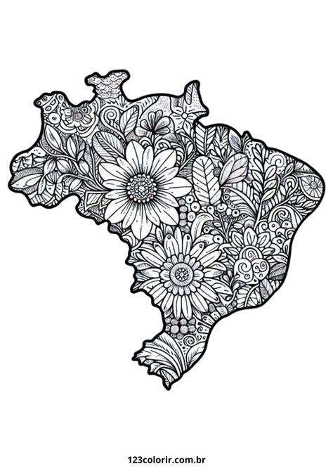 23 Mapas Do Brasil Para Colorir