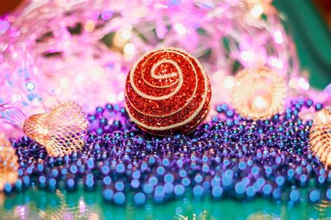 Happy New Year And Merry Christmas Christmas Garland Lights Toys