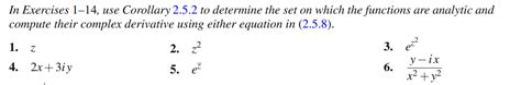 solved in exercises 1 14 use corollary 2 5 2 to determine