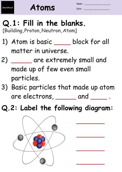11 Worksheets For Exploring The Fundamentals Of Atomic Structure