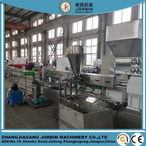 Pp Pe Compounding Machine With Twin Screw Extruder China Masterbatch Compounding And Filler
