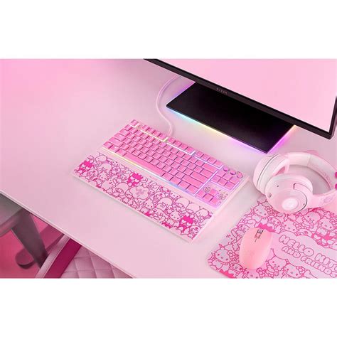 Razer Ornata V3 Tenkeyless Hello Kitty And Friends Edition Keyboard In Pink