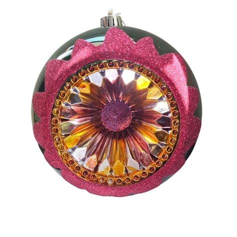 Ball Shiny With Eye Green Tiaro Christmas Cottage