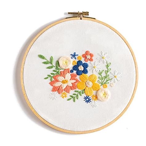 SUPPORT TOILE A BRODER I NO HOOP KIT Broderie Point De Croix Kit De