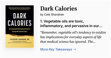Dark Calories By Cate Shanahan Summary Quotes Faq Audio