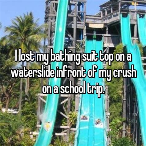 I Lost My Bathing Suit Top On A Waterslide Infront Of My Crush On A Babe Trip Funny Babe