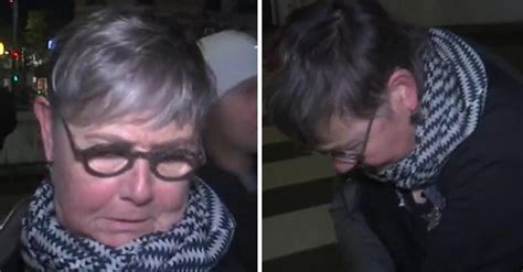 Scène Complètement Folle En Pleine Interview à Paris Une Dame Ressent