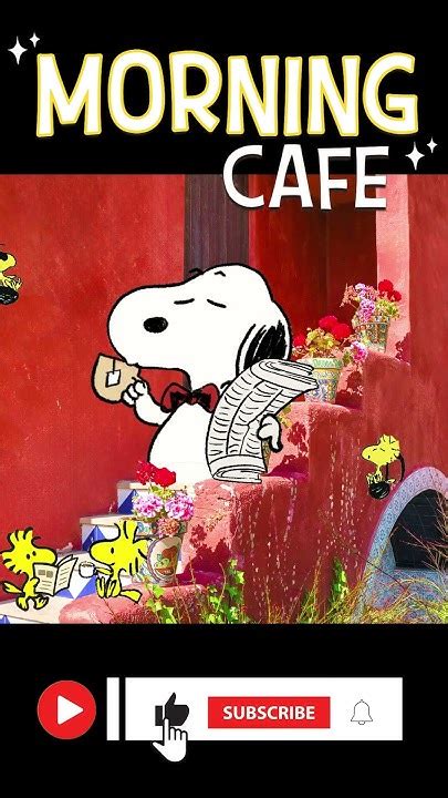 Snoopy Morning Cafe Vibes 🎶 Cool Jazz Beats For A Fresh Start By Jazzy
