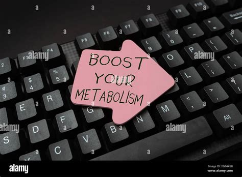 Inspiration Showing Sign Boost Your Metabolism Business Concept Body