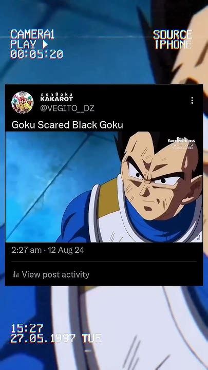 Goku Scared Black Goku 😂 Youtube
