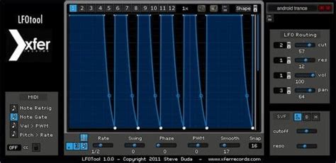 Xfer Lfotool Fx Utility Effect Plug In For Windows And Mac