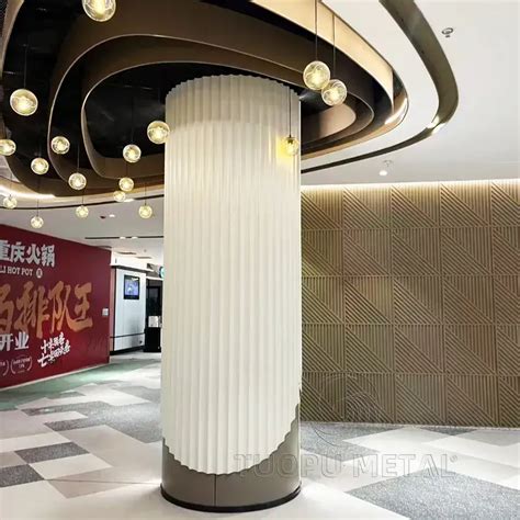 Round Pillar Cladding Aluminum Column Sheet Tuopu Metal