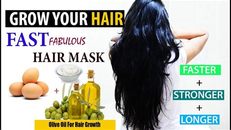 Diy Hair Mask For Dry Damaged Hair And Faster Growth Youtube