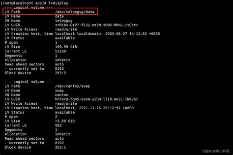 Linux系统之lvm方式挂载磁盘linux挂载lvm硬盘 Csdn博客