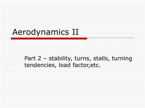 Ppt Aerodynamics Ii Powerpoint Presentation Free Download Id1253787