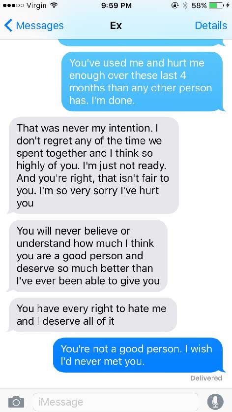 This Is How We Break Up 16 People Share The Final Text Message From