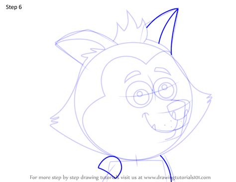 How To Draw Peter Wolfcub From Chip And Potato Chip And Potato Step