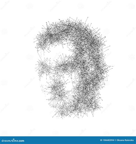 在白色背景隔绝的抽象数字式面孔 数字技术设计 多角形技术背景 向量例证 插画 包括有 艺术 数字式 106682094