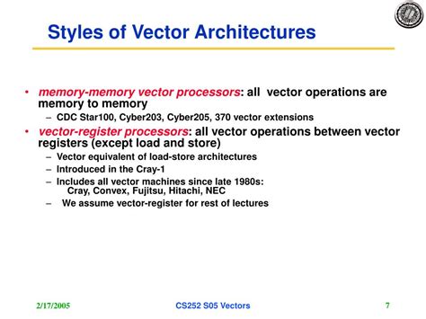 Ppt Eecs 252 Graduate Computer Architecture Lec 10 Vector