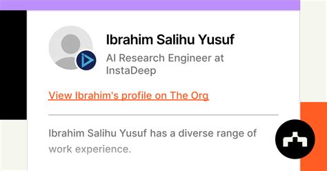 Ibrahim Salihu Yusuf Ai Research Engineer At Instadeep The Org