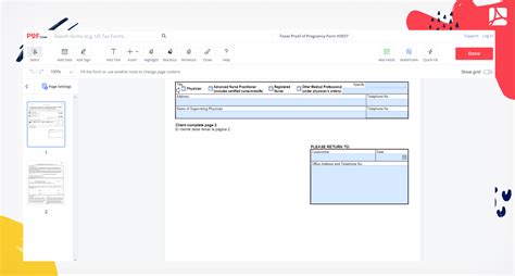 Texas Proof Of Pregnancy Form H3037 Template — Pdfliner