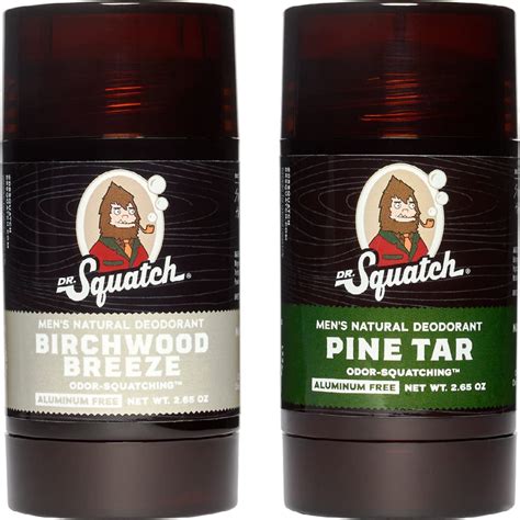 Dr Squatch Natural Deodorant For Men Odor Squatching