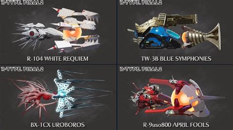 Which Of These Four Ships Would You Like To See In R Type Final 2