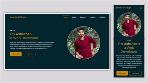 Learn How To Create A Responsive Portfolio Website Using Html And Css
