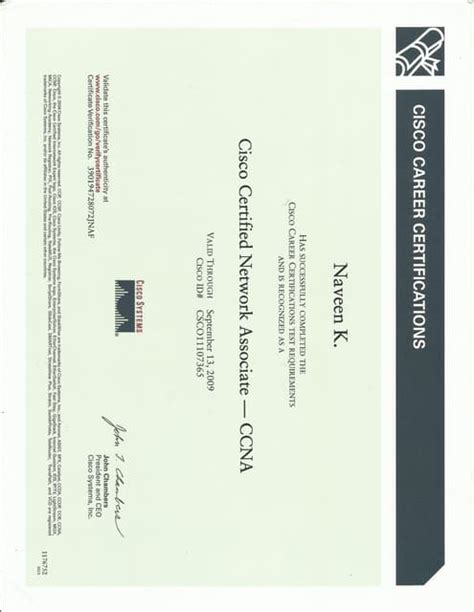 Ccna Certificate Pdf