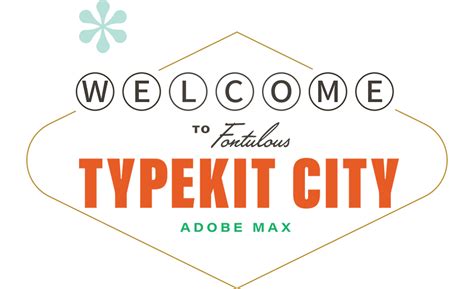 The Typekit Blog Visit Typekit City At Adobe Max