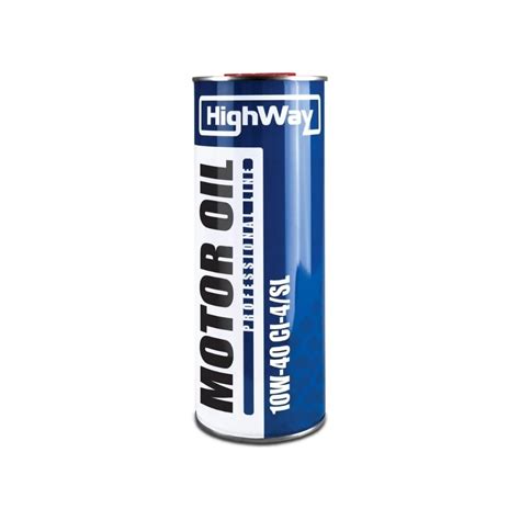 Моторное масло HighWay дизельное, 10W-40, CI-4/SL, полусинтетическое, 1 ...