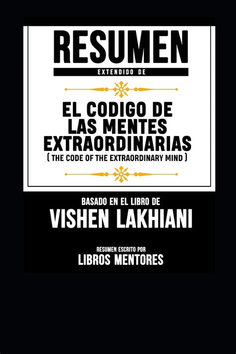 Buy Resumen Extendido De El Codigo De Las Mentes Extraordinarias The Code Of The Extraordinary