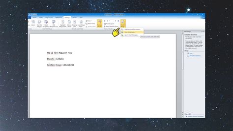Mẹo sử dụng Mail Merge trong Word giúp trộn văn bản cực đơn giản