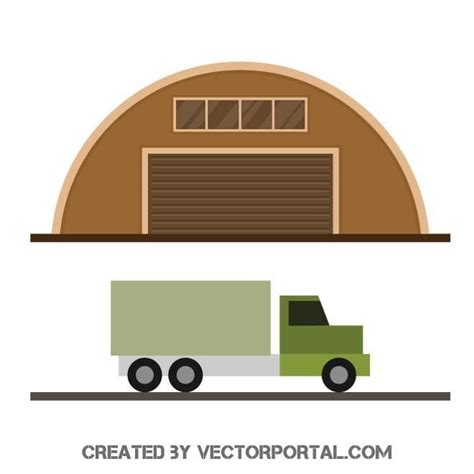 Warehouse Building Vector Image