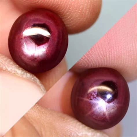 No Reserve Price 1 Pcs Purple Red Star Ruby 17 12 Ct No