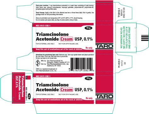 Ndc 51672 1282 Triamcinolone Acetonide Triamcinolone Acetonide