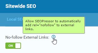 Setting Up Sitewide Link Policy SEOPressor WordPress SEO Plugin