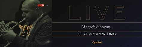 Book Tickets For Muneeb Hermans