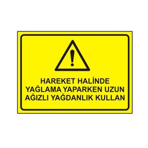 Hareket Halinde Yağlama Yaparken Uzun Ağızlı Yağdanlık Kullan Levhası Nitven İş Güvenliği