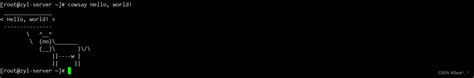 【6个好玩的linux终端程序】 做一个有趣的it男 asciiquarium csdn博客