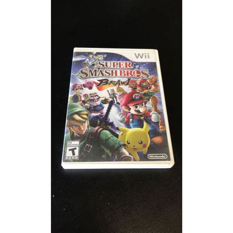 Jogo Super Smash Bros Brawl Nintendo Wii Usado Shopee Brasil